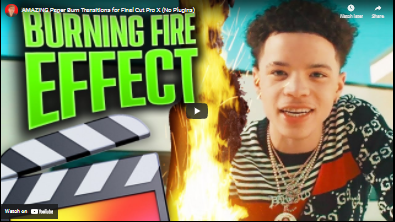 AMAZING Paper Burn Transitions for Final Cut Pro X (No Plugins) - CinePacks